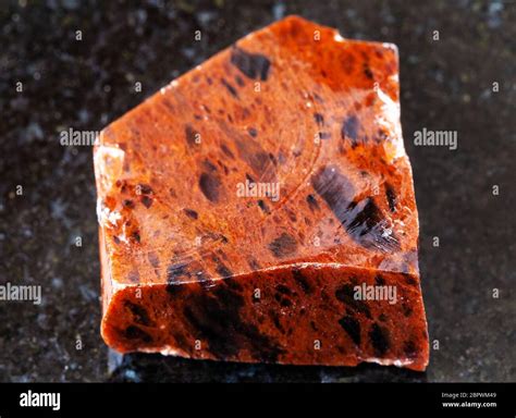 Orange Obsidian Rock
