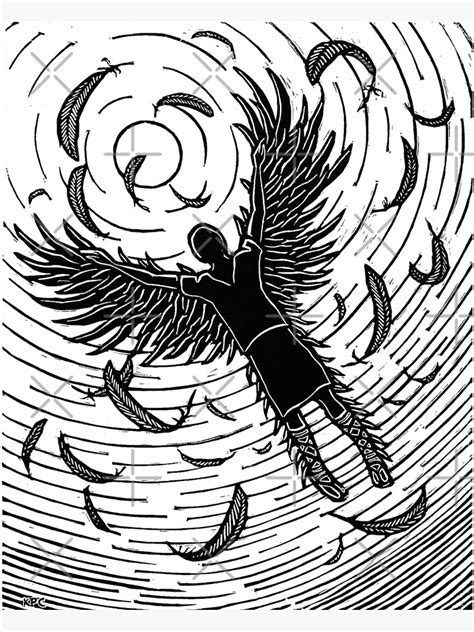 Icarus Poster For Sale By Kpcstudios Redbubble