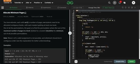 180daysofcode Geeksforgeeks Binarysearch Problemsolving Programming Dsa Aryan Gupta