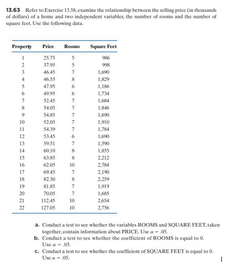 Solved 13 63 Refer To Exercise 13 58 Examine The Chegg Com