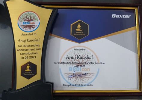 Anuj Kaushal On Linkedin I Want To Express My Sincere Appreciation And Thanks To Baxter 71