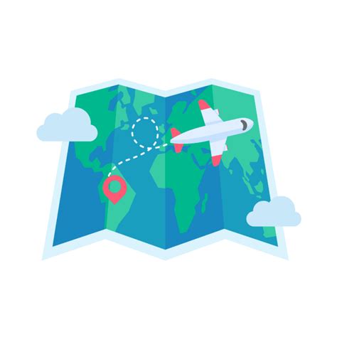 Travel Map Pngs For Free Download
