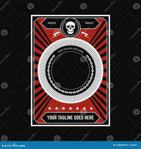 Propaganda Poster Background Stock Vector Illustration Of History Banner 158549910