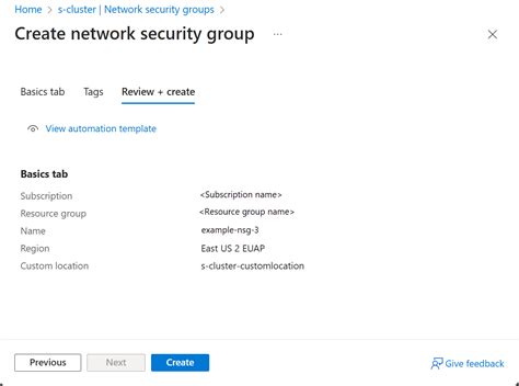 Create Network Security Groups Network Security Rules Default Network