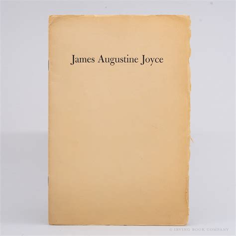 James Augustine Joyce By Gogarty Oliver St John Near Fine Paperback