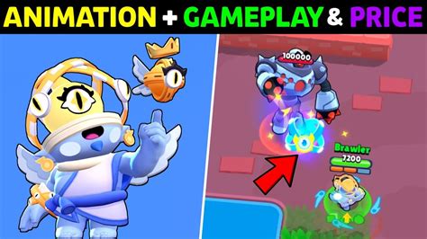 Brawl Stars Angel Gene Gameplay Animation Cost And Pin Youtube