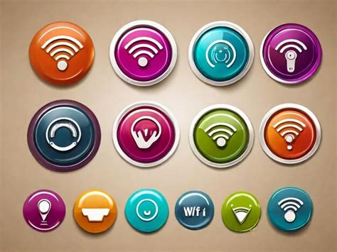 Premium Photo Wireless Icon Flat Design Style WiFi Zone Sign Remote Access And Radio Waves