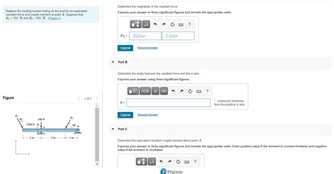 Solved Replace The Loading System Acting On The Post By