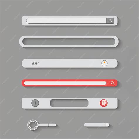 Premium Photo A Modern Search Bar For Ui Ux Design Suitable For