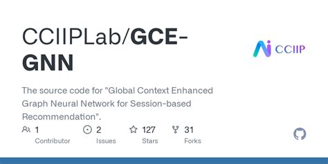 Github Cciiplab Gce Gnn The Source Code For Global Context Enhanced Graph Neural Network For