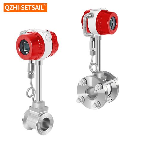 Industrial Stainless Steel Vortex Gas Flow Meter Pulse Output Steam Insertion Flowmeter Gas