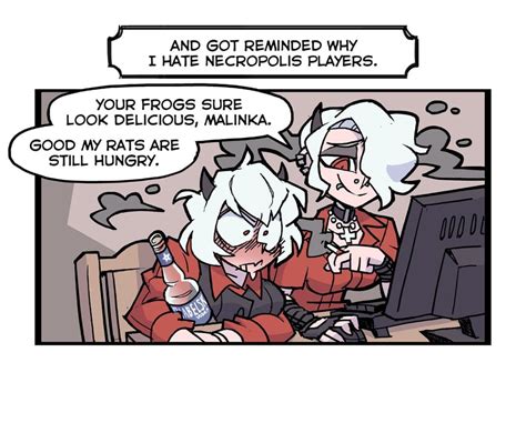 Malina And Zdrada Helltaker Drawn By Vanripper Danbooru