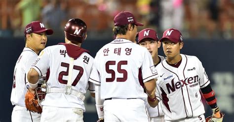 사진 환호하는 넥센신바람 3연승