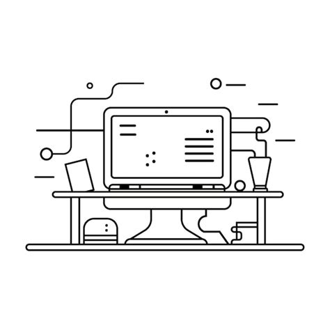 Premium Vector Flat Computer Design