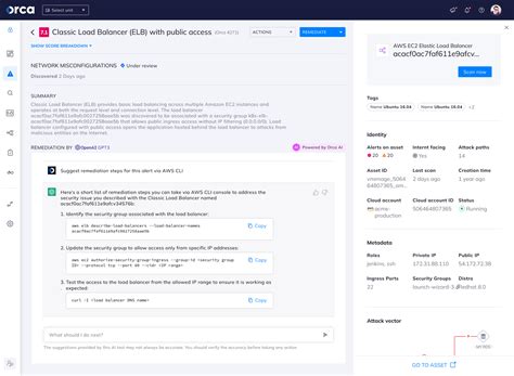 Remediating Cloud Risks Using Gpt3 Orca Security