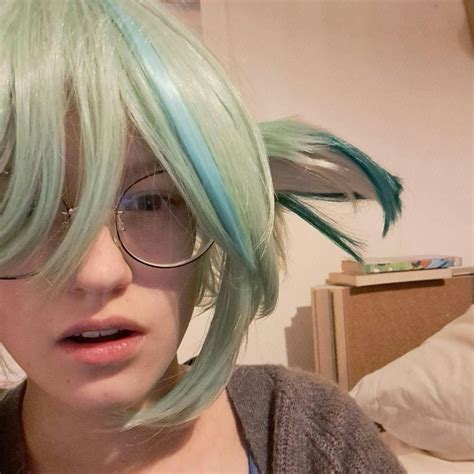 Uwowo Genshin Impact Sucrose Cosplay Wig 85cm Sucrose Wig Sucrose Hair