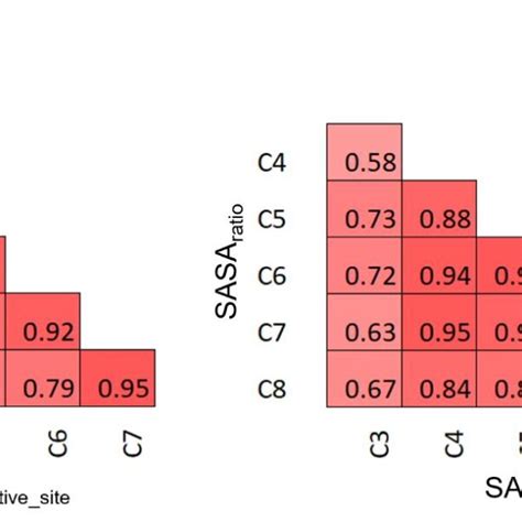 Spearman Correlation Matrices For Protein Dynamics Derived Descriptors Download Scientific