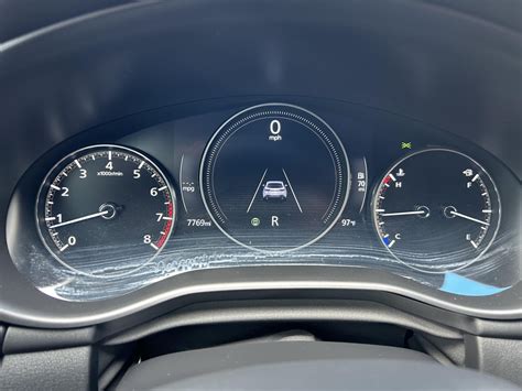 Funky Instrument Cluster Lines R Mazda3