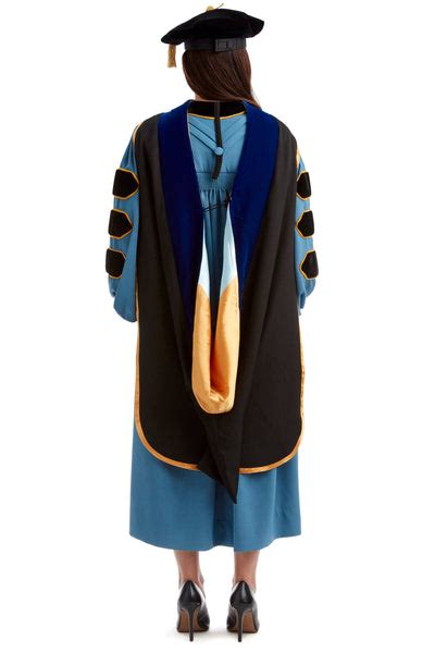 University Of Michigan Phd Regalia Set Doctoral Gown Hood And Eight Sided Doctoral Tam With