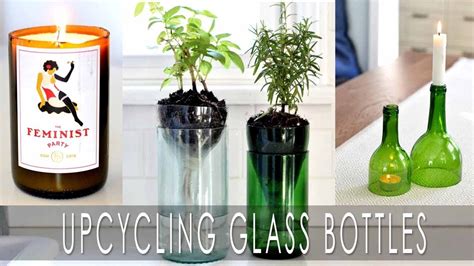 How To Cut Glass Bottles 3 Diys Youtube