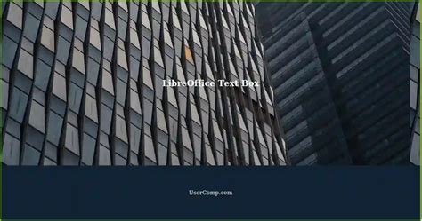 Insert Field Text Box In Libreoffice