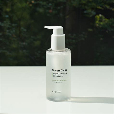 허블룸 비건화장품 허블룸 그린 클리어 비건 클렌징 오일 투 폼 위시버킷