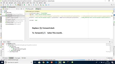 Android Unexpected Char Buildgradle Stack Overflow