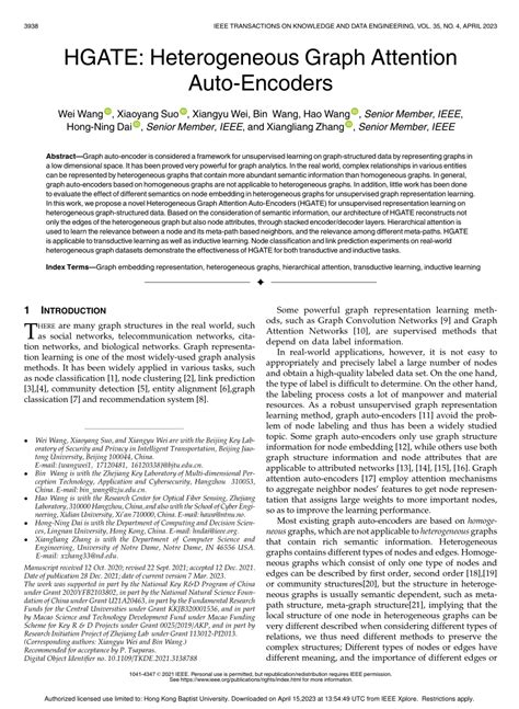 Pdf Hgate Heterogeneous Graph Attention Auto Encoders