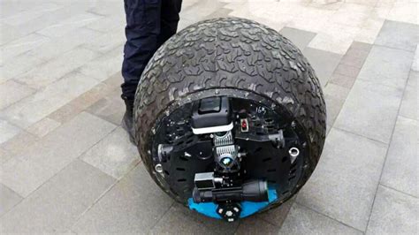 Meanwhile In China They Have Autonomous Spherical Robot Patrolling The Streets