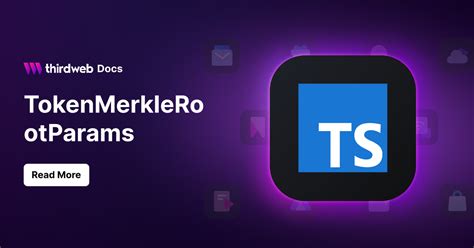 Tokenmerklerootparams Typescript Sdk
