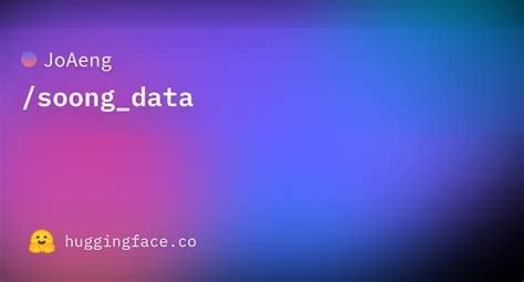 Joaengsoongdata · Datasets At Hugging Face