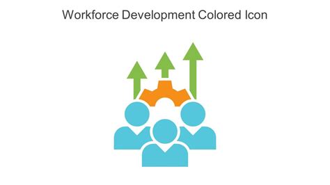 Workforce Development Colored Icon In Powerpoint Pptx Png And Editable