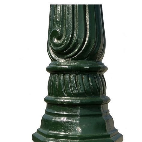 Hs L035 Aluminum Pole Antique Victorian Light Pole For Elegant Outdoor