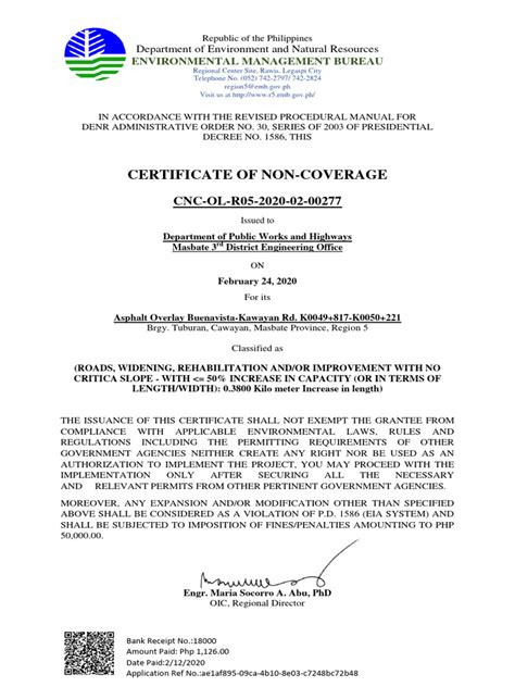Certificate Of Non Coverage Cnc Ol R05 2020 02 00277 Pdf Certificate Of Non Coverage Cnc Ol R05 2020 02 00277 Pdf