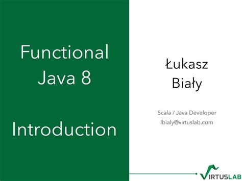 Functional Java 8 Introduction Ppt