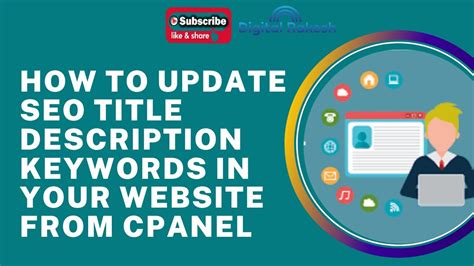 How To Update Seo Title Description Keywords In Your Website From Cpanel Digital Rakesh Youtube