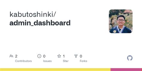 Github Kabutoshinki Admin Dashboard