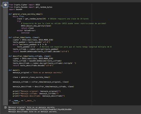 Cifrado Simétrico Tdea Triple Data Encryption Algorithm En Python Operating Systems