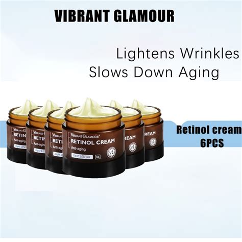 진동 글래머 레티놀 크림 안티 에이징 주름 감소 퍼밍 모이스처라이징 페이셜 스킨 케어 6 개 Aliexpress