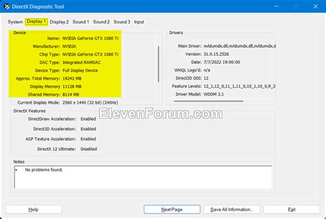 Find Gpu Or Graphics Card Specs In Windows 11 Windows 11 Forum