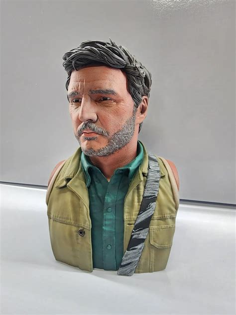 Pedro Pascal As Joel Miller Print And Paint Sculpt By Sid Naique