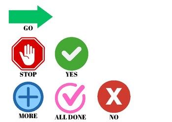 Core Words For BIG Talking Brix Voice Output Buttons By Expressive SLP