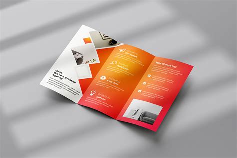 طرح وکتور بروشور کسب و کار شرکتی کد محصول 136354