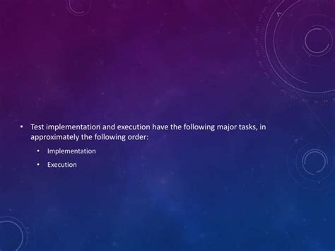 Test Implementation And Execution Pptx