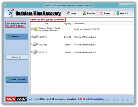 Review Of Minitool Power Data Recovery Free Edition Megaleechernet