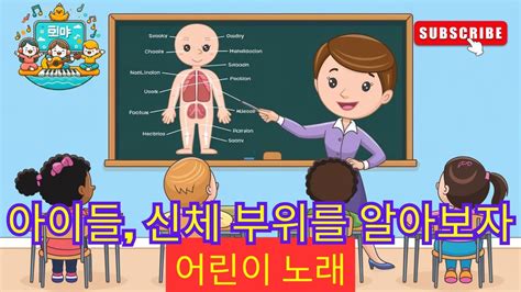 아이들 신체 부위를 알아보자 🤗 어린이 노래 어린이를 위한 비디오 동요 Youtube