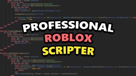 Be Your Professional Roblox Scripter For Your Roblox Game