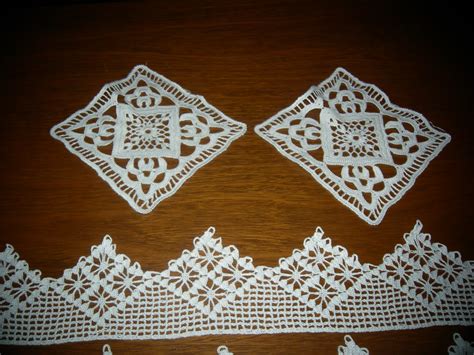Arte Gabrielle Tejido Crochet Ganchillo Puntillas En Pico