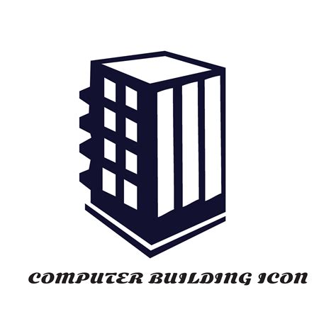 Digital Tech Building Icon 24263645 Vector Art At Vecteezy