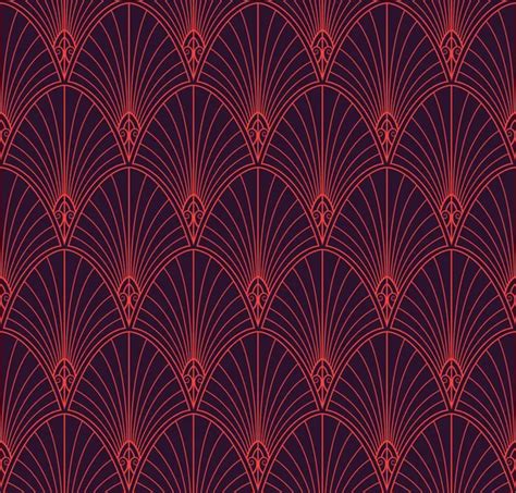 Art Deco Pattern Of Overlapping Arcs — Stock Vector © Supermimicry 65003163